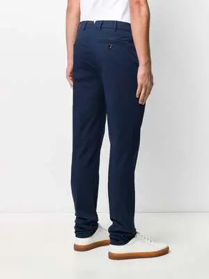 Brunello Cucinelli Garment-dyed Cotton Gabardine Slim-fit Trousers