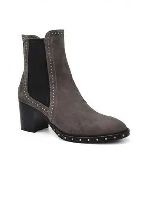 JIMMY CHOO Merril Suede Studded Ankle Boots