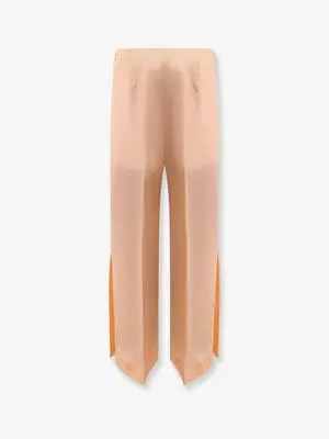 Alberta Ferretti Silk Trousers - Multicolor
