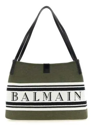 Balmain Medium Release Shopping Bag - Green