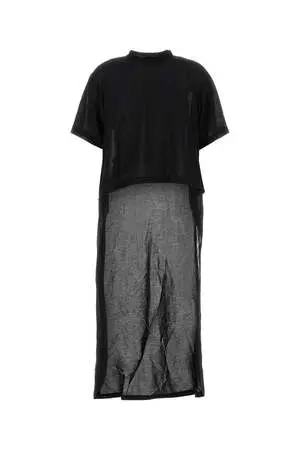Balenciaga Cotton Blend T-shirt - Black