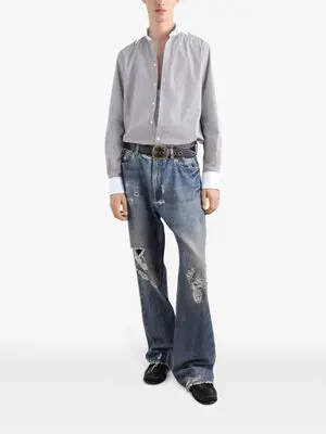 Dolce & Gabbana Striped Cotton Shirt