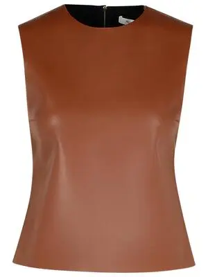 JW Anderson Leather Tank Top - Brown