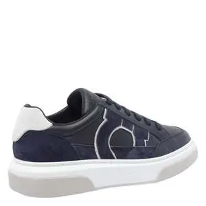FERRAGAMO Gancini Low Sneakers - Blue