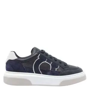 FERRAGAMO FERRAGAMO Gancini Low Sneakers Blue