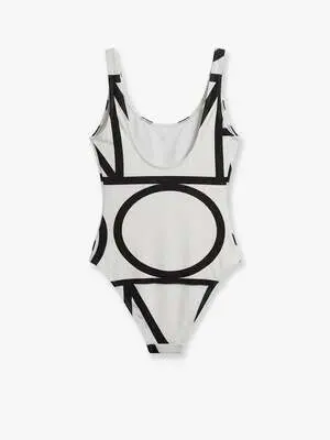 TOTEME Monogram Print One-piece Swimsuit - Multicolor