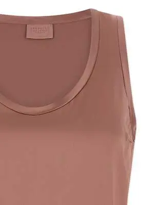 Brunello Cucinelli Silk Blend Top - Pink