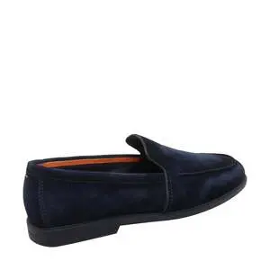 Santoni Malibu Suede Loafers - Blue