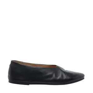 Marsèll Coltellaccio Leather Effect Flats - Black