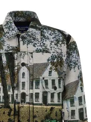 Junya Watanabe Jacquard Distressed Jacket