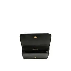 Balenciaga Leather Bb Wallet And Card Holder