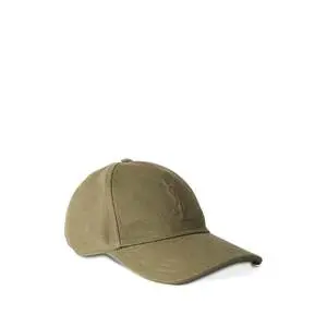 Saint Laurent Cotton Baseball Cap - Green