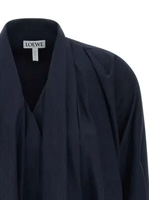Loewe Draped Balloon Silhouette Mini Dress