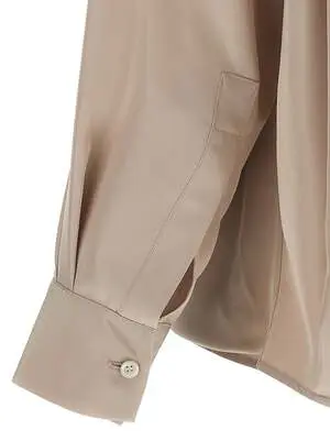 Loewe Silk Draped Shirt - Pink