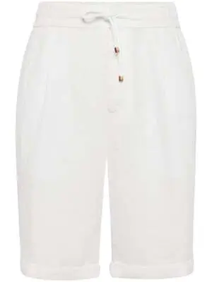 Brunello Cucinelli Linen Bermuda Shorts