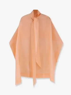 Alberta Ferretti ALBERTA FERRETTI Silk Cape Multicolor