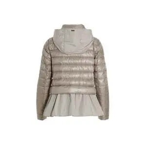 Herno Ultralight Down Jacket With Peplum Detail