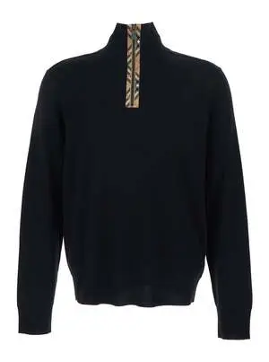 Burberry High Neck Knitwear For Men