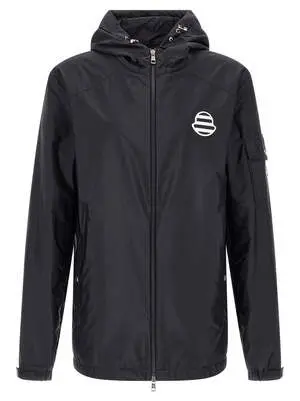 Moncler Mornay Anorak Technical Fabric Windbreaker - Blue