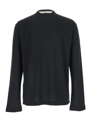Jacquemus Le T-shirt Rond Carre' Crew Neck T-shirt With Long Sleeves In Tech Fabric For - Multicolor