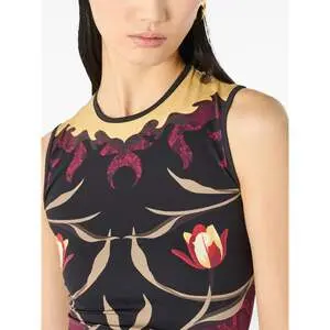MARINE SERRE Sleeveless Printed Top