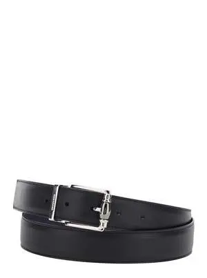 FERRAGAMO Double Adjustable Belt With Black Leather Buckle