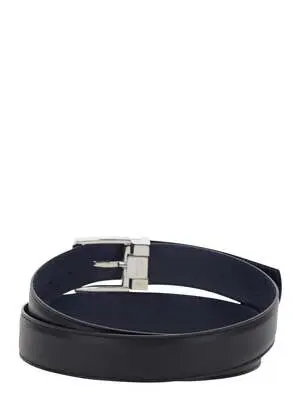 FERRAGAMO Double Adjustable Belt With Black Leather Buckle
