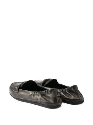 Prada Deconstructed Nappa Leather Loafers
