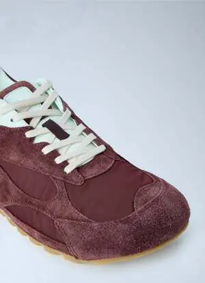 Bottega Veneta Orbit Flash Suede Sneakers - Multicolor