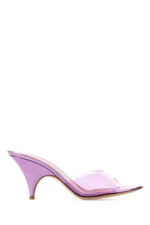 GIANVITO ROSSI Gianvito Rossi PVC Sofia Mules Purple