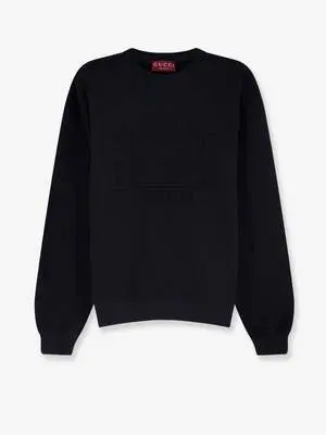 Gucci Cotton Sweatshirt With Embossed Logo
