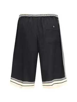 Dolce & Gabbana Striped Trim Drawstring Shorts