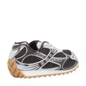 Bottega Veneta Orbit Sneakers - Silver