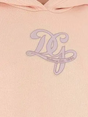 Dolce & Gabbana Logo Embroidered Cotton Hoodie