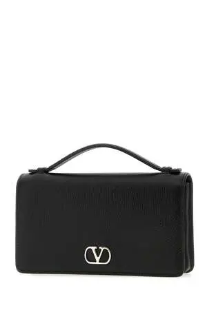 Valentino Garavani Leather Vlogo Signature Handbag
