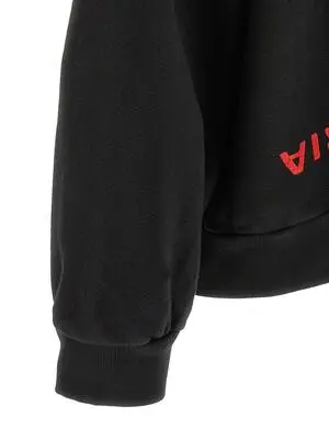 WILLY CHAVARRIA Welcome To America Hooligan" Hoodie - Black