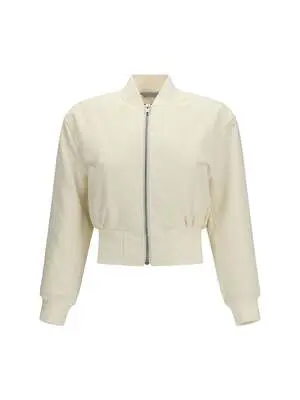 Balenciaga Cropped Bomber Jacket In Technical Faille - Multicolor