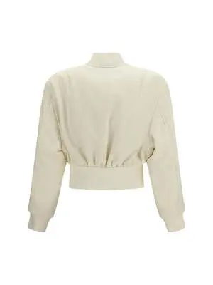 Balenciaga Cropped Bomber Jacket In Technical Faille
