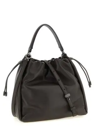 Brunello Cucinelli Bucket Mellow Lamb Leather Handbag