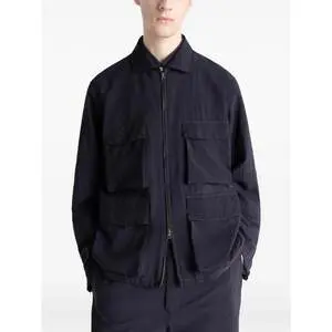 LEMAIRE Cotton Military Jacket - Blue