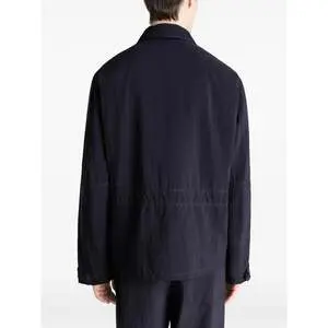 LEMAIRE Cotton Military Jacket - Blue