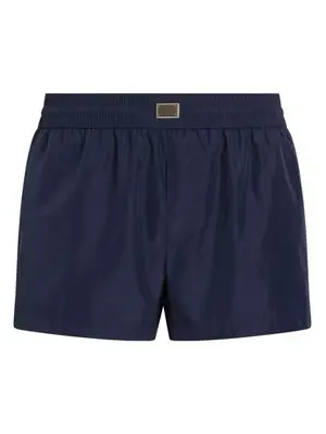 Dolce & Gabbana Short Swim Trunks With Tag - Blue