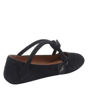 Alaïa Suede Mary Jane Flats