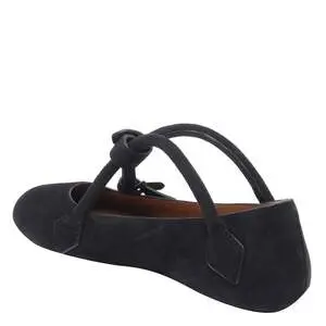 Alaïa Suede Mary Jane Flats