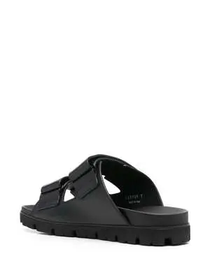 Prada Calf Leather Strap Sandals