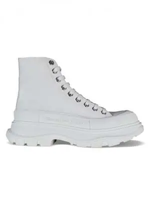 Alexander McQueen Tread Slick High-top Sneakers - White