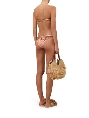 Zimmermann Aster Scarf Detail Bikini - Multicolor