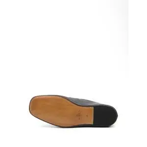 Gucci Leather Horsebit Detail Loafers - Black