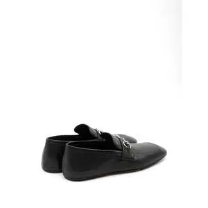 Gucci Leather Horsebit Detail Loafers - Black