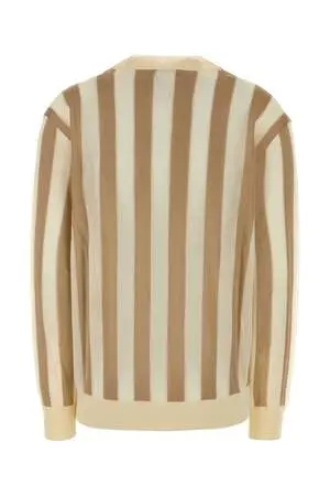 Fendi Embroidered Silk Blend Sweater - Multicolor